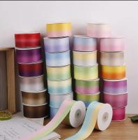China Polyester-Cotton Print Ribbon Hair Bows Material for Gift Wrap and Flower Accessories for sale