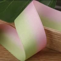 China Polyester-Cotton Print Ribbon Hair Bows Material for Gift Wrap and Flower Accessories for sale