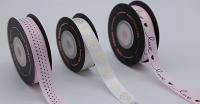 China Sustainable Gift Wrap Ribbon with Customized Logo Double Faced Satin for sale