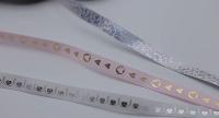China Sustainable Gift Wrap Ribbon with Customized Logo Double Faced Satin for sale