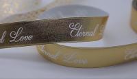China Sustainable Gift Wrap Ribbon with Customized Logo Double Faced Satin for sale