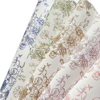 China 50g Custom Florist Wrapping Paper for Bouquet Packing Flowers and Leaves for sale