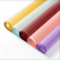 China Waterproof Flower Wrapping Paper Simple Style Design Offset Printing Korean Paper Package 60X32X1 cm for sale