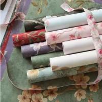 China high Grade Mixed Pulp Embossed Flower Wrapping Paper for Chinese Retro Art Printing for sale