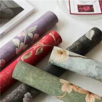 China high Grade Mixed Pulp Embossed Flower Wrapping Paper for Chinese Retro Art Printing for sale