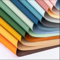 China Florist Bouquet Wrapping Paper Waterproof Multicolor Solid Color Paper for Flowers 58*58cm for sale