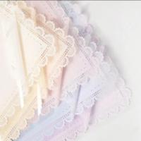 China Flower Wrapping Paper With Lace Edge Glassine Paper In Customized Color For Packaging for sale