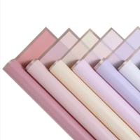 China 50g Waterproof Plastic Bouquet Packaging Paper for Korean Gift Wrapping for sale
