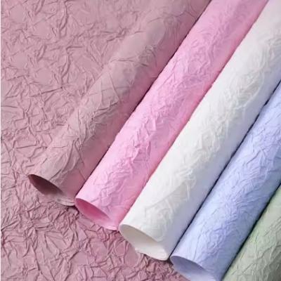 China Florist Wrapping Paper in Stone Texture for Sustainable Flower Bouquet Packaging for sale