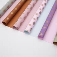 China Many Colors Florist Wrapping Paper for Custom Bouquets Waterproof Korean Gift Packaging for sale