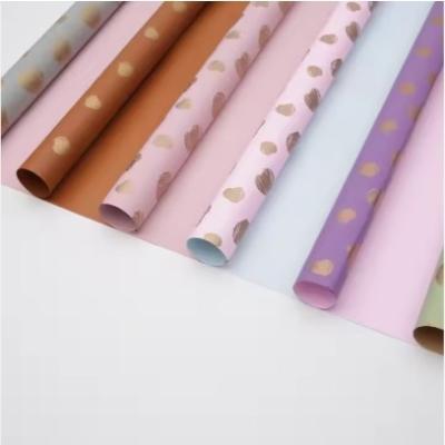 China Many Colors Florist Wrapping Paper for Custom Bouquets Waterproof Korean Gift Packaging for sale