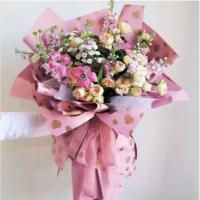 China Many Colors Florist Wrapping Paper for Custom Bouquets Waterproof Korean Gift Packaging for sale