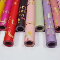 China 58*58cm Flower Wrapping Paper Waterproof Korean Packaging Many Colors for sale