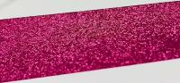 China Christmas Polyester Sparkle Green Glitter Ribbon For Gift Wrapping with Customized Color for sale
