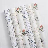 China Ins Style Tulip Wrapping Paper for Flower Bouquet 58*58cm 50g Gift Packaging for sale