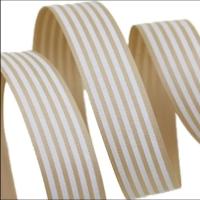 China Decoration Stripe Grosgrain Ribbon Printed Gift Wrap Ribbon for Festive Decorations for sale