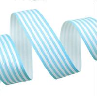 China Decoration Stripe Grosgrain Ribbon Printed Gift Wrap Ribbon for Festive Decorations for sale