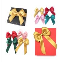 China DIY Gift Decorative Ribbon Bow with Elastic Gift Wrap Ribbon 13cm*15cm or Customized for sale