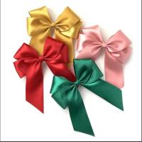 China DIY Gift Decorative Ribbon Bow with Elastic Gift Wrap Ribbon 13cm*15cm or Customized for sale