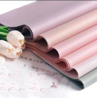 China Waterproof Flower Bouquet Wrapping Paper 58CM * 58CM Customized For Korean Market for sale