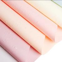 China Waterproof Flower Bouquet Wrapping Paper 58CM * 58CM Customized For Korean Market for sale