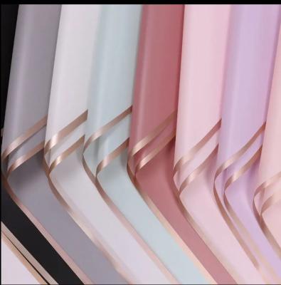 China Fashionable Flower Wrapper Phnom Penh OPP Jelly Film Translucent Waterproof Bouquet Wrapping Paper For Fresh Flower for sale