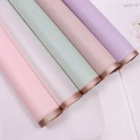 China Fashionable Flower Wrapper Phnom Penh OPP Jelly Film Translucent Waterproof Bouquet Wrapping Paper For Fresh Flower for sale