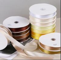 China Double Face and Single Face Satin Ribbon Roll for Gift Wrapping Customer Customization for sale