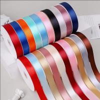 China Double Face and Single Face Satin Ribbon Roll for Gift Wrapping Customer Customization for sale