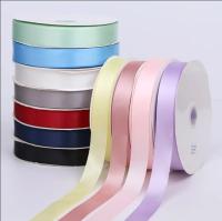 China Double Face and Single Face Satin Ribbon Roll for Gift Wrapping Customer Customization for sale