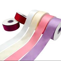 China E-magic Custom Double Faced Satin Ribbon Roll in 196 Colors for Customer Customization for sale