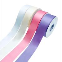 China E-magic Custom Double Faced Satin Ribbon Roll in 196 Colors for Customer Customization for sale