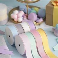 China 24 Color Polyester Cotton Stain Wrap Ribbon For Gift Wrap Customer Customization for sale