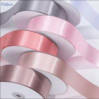 China 1-1/2 Inch Double Sided Ribbon Custom Stain Ribbons for Luxury Gift Wrap for sale
