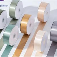 China 1-1/2 Inch Double Sided Ribbon Custom Stain Ribbons for Luxury Gift Wrap for sale