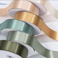 China 1-1/2 Inch Double Sided Ribbon Custom Stain Ribbons for Luxury Gift Wrap for sale