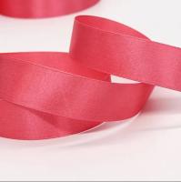 China Solid Color Single Face Satin Ribbon For Gift Wrap 25 mm Customize Package size 9X9X2.5 cm for sale