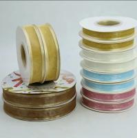 China Factory Gift Wrap Ribbon Wholesale Chiffon Ribbon Bow Satin Decorative Gift Wrap for Holidays and Parties for sale