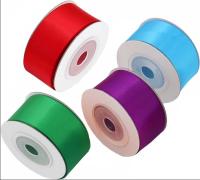 China Wholesale Factory Liston Satin Ribbon Roll Solid Color Decorative Polyester Ribbon Tapes for Gift Wrap for sale