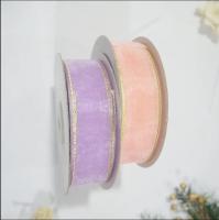 China Eco-Friendly Organza Ribbon 196 Color Options for DIY Gift Wrapping and Baking Decor for sale