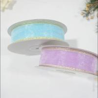 China Eco-Friendly Organza Ribbon 196 Color Options for DIY Gift Wrapping and Baking Decor for sale