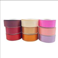 China Factory Wholesale Custom Double Faced Satin Wrap Ribbon Roll Print Custom Logo With Gift Wrap for sale