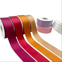 China Factory Wholesale Custom Double Faced Satin Wrap Ribbon Roll Print Custom Logo With Gift Wrap for sale