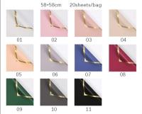China Waterproof Thicken Flower Wrapping Paper For Fresh Flowers Customized Color Multicolor for sale
