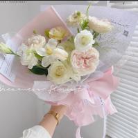 China Thickened Korean Opaque Plastic Flower Paper 57cm*57cm ±5% Customized for Sinowrap Fashion for sale