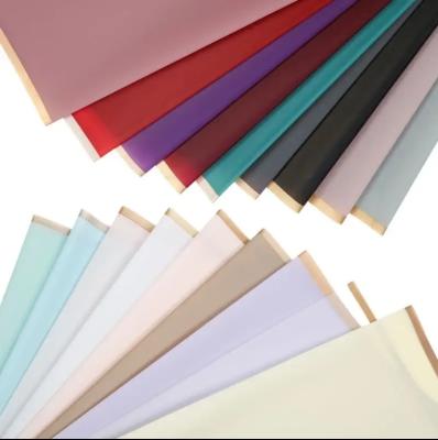 China Waterproof Korean Matt Plastic Floral Wrapping Paper for Flower Bouquet Packaging for sale
