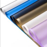 China 2024 Korean Plastic Waterproof Flower Bouquet Wrapping Paper Package Size 20X20X5 Cm for sale