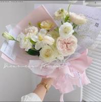 China 2024 Sinowrap Fashion Designs Thickened Korean Opaque Plastic Flower Paper For Florist for sale