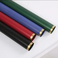 China 2024 Gold Edge Plastic Flower Wrapping Paper Multicolor Waterproof Thicken for Fresh Flower for sale