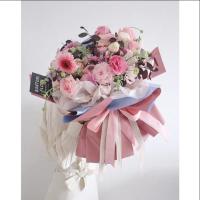 China 58CM * 58CM Customized Waterproof Wrapping Paper Gift Box Packaging for Fresh Flower for sale